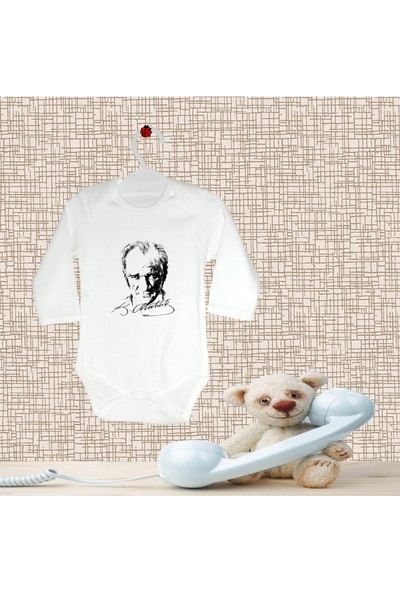 Shiva Hediyelik ve Baskı Çözümleri Atatürk Baskılı Bebek Zıbını Shiva Hediyelik ve Baskı Çözümleri Atatürk Baskılı Bebek Zıbını