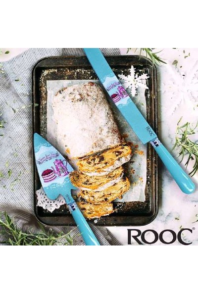 Rooc Pasta Servis Seti Mavi Rooc Pasta Servis Seti Mavi