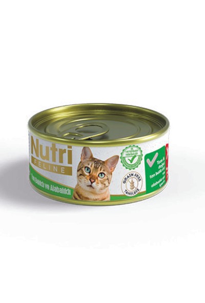 Nutri Feline Tahılsız Ton&alabalık Etli 85GR Yetişkin Yaş Mama Nutri Feline Tahılsız Ton&alabalık Etli 85GR Yetişkin Yaş Mama