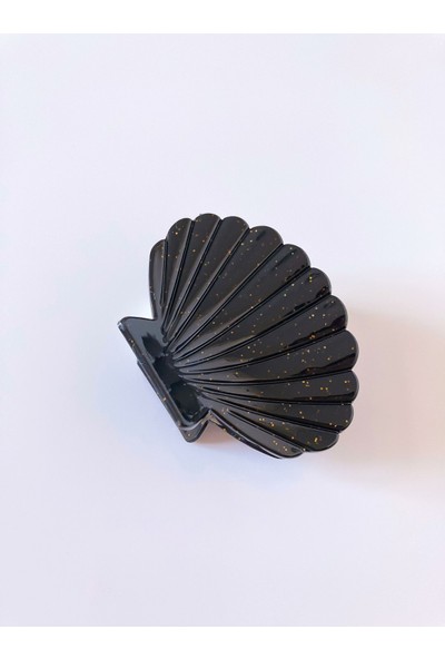 ShowyModa Istiridye Model Büyük Boy Simli Mandal Toka ShowyModa Istiridye Model Büyük Boy Simli Mandal Toka