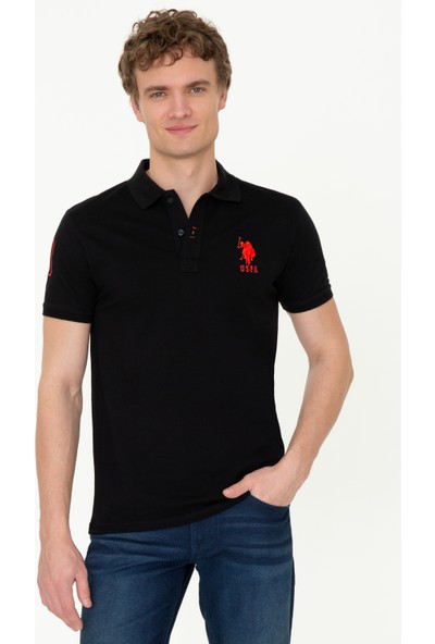U.S. Polo Assn. Erkek Siyah T Shirt