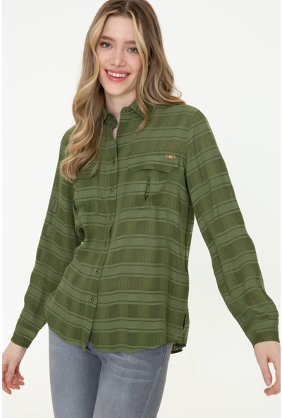 U.S. Polo Assn. Yeşil Gömlek Uzunkol 50237084-VR027