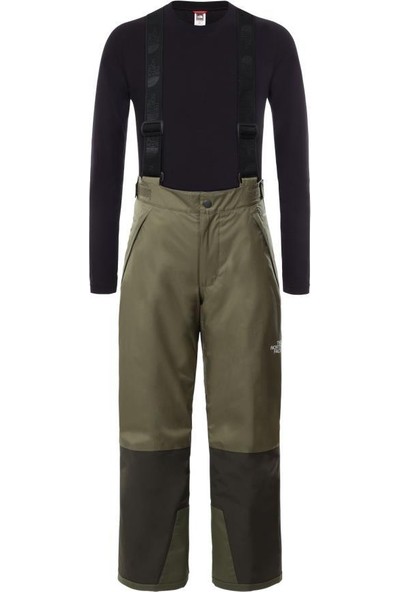 The North Face Snowquest Suspender Çocuk Askılı Pantolon Yeşil