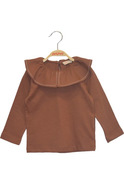 Zeyland Kız Çocuk Yaka Detaylı Bluz (2-7yaş)
