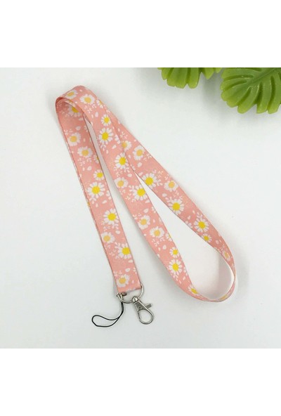 İnvitro Medikal Papatya Desenli Pembe Yaka Kartı - Boyun Askı Ipi İnvitro Medikal Papatya Desenli Pembe Yaka Kartı - Boyun Askı Ipi