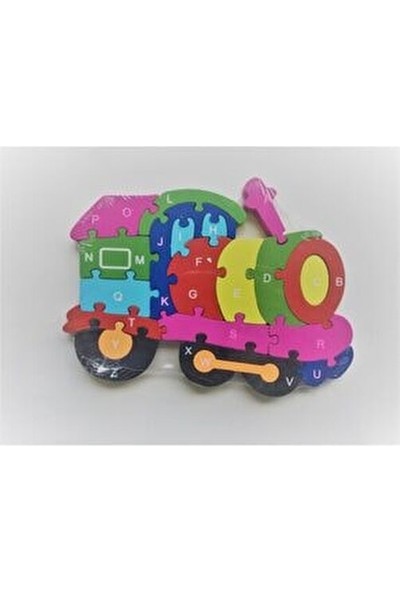Elif Aksesuar Ahşap Puzzle Oyuncak Vagon Elif Aksesuar Ahşap Puzzle Oyuncak Vagon