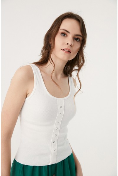 FullaModa Çıt Çıt Detaylı Fitilli Body FullaModa Çıt Çıt Detaylı Fitilli Body