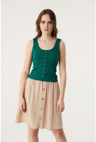 FullaModa Çıt Çıt Detaylı Fitilli Body FullaModa Çıt Çıt Detaylı Fitilli Body