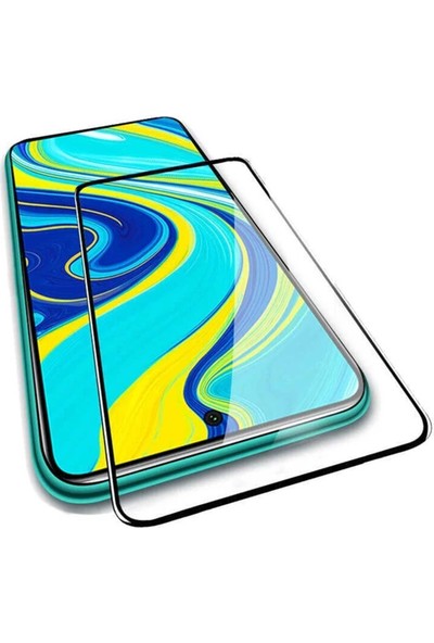 Lenipa 2 Adet Xiaomi Note 9 Pro 5d Tam Kaplayan Kırılmaz Siyah Ekran Koruyucu Cam