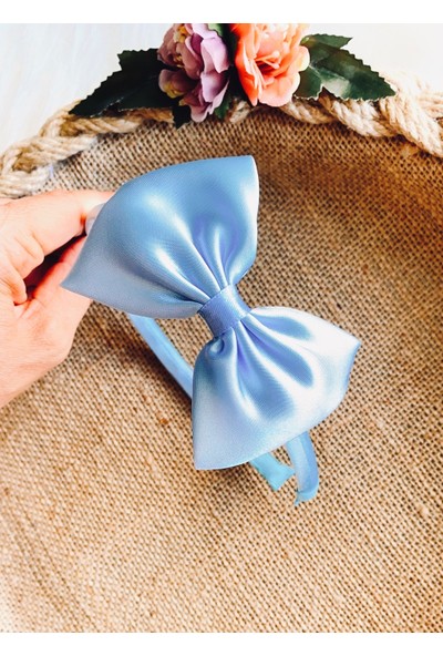 Yeşim Aksesuar Mavi Lohusa Tacı, Fiyonklu Lohusa Taç