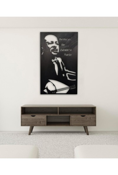 Hediye Doldur Neşet Ertaş Lazer Kesim Siyah Ahşap Tablo (35 x 50 Cm) Hediye Doldur Neşet Ertaş Lazer Kesim Siyah Ahşap Tablo (35 x 50 Cm)