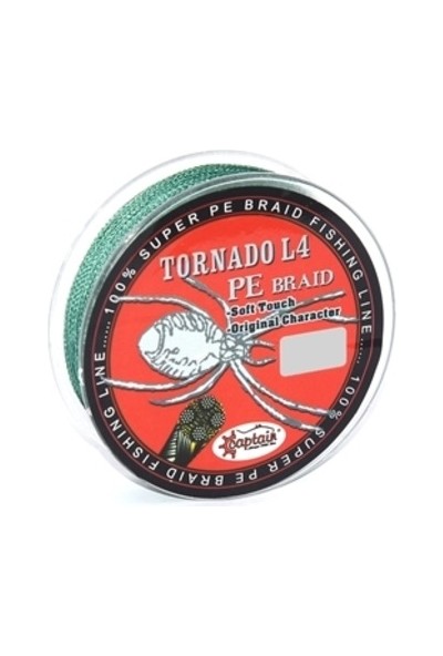 Tornado L4 Pe Braid 100M 0,40MM Tornado L4 Pe Braid 100M 0,40MM