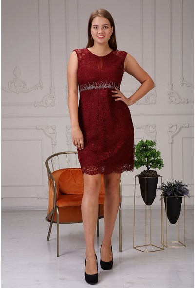 Jomoti Beli Taşlı Dantelli Büyük Beden Abiye Jomoti Beli Taşlı Dantelli Büyük Beden Abiye