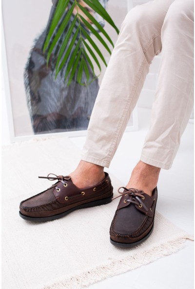 Jomoti Ortopedik Pedli Kahve Nubuk Deri Ayakkabı