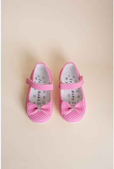 Jomoti Fiyonklu Kız Bebe Ayakkabı Jomoti Fiyonklu Kız Bebe Ayakkabı
