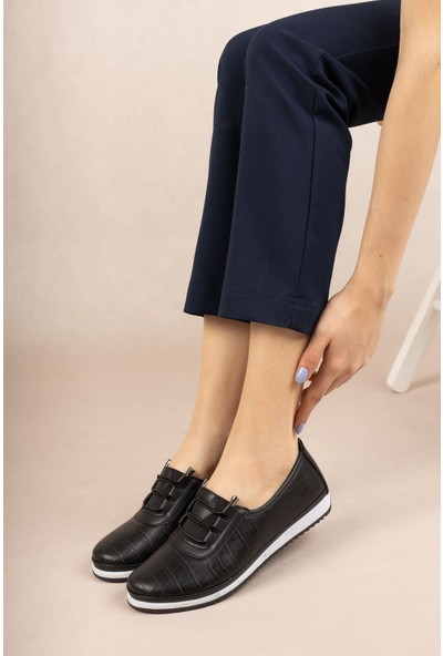 Jomoti Ortapedik Pedli Siyah Ayakkabı Jomoti Ortapedik Pedli Siyah Ayakkabı