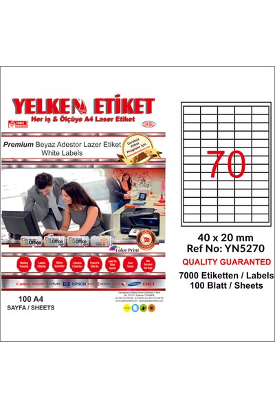 Yelken 40X20 mm