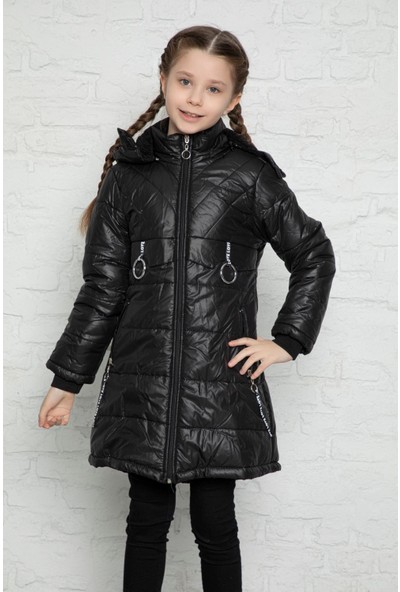 Jomoti Kapşonlu Içi Yünlü Şişme Kaban