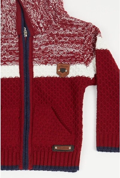 Jomoti Kapşonlu Triko Hırka Jomoti Kapşonlu Triko Hırka