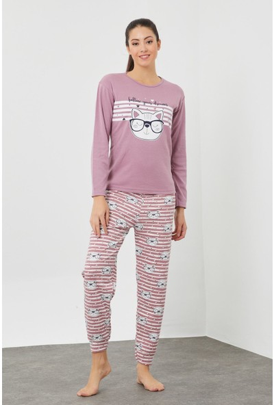 Jomoti Baskılı Pijama Takım