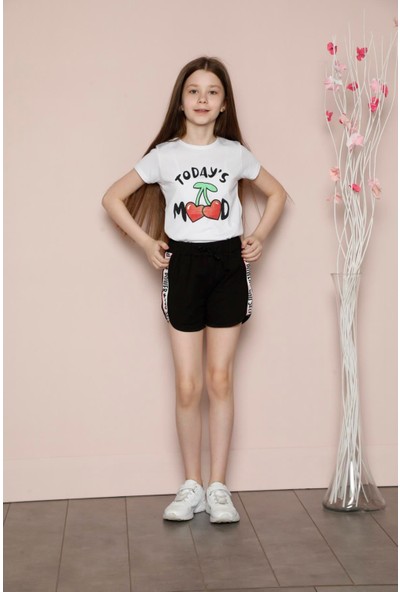 Jomoti Baskılı Kız Çocuk Şort