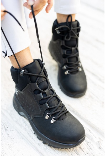 Jomoti Bağcıklı Siyah Tracking Erkek Spor Bot