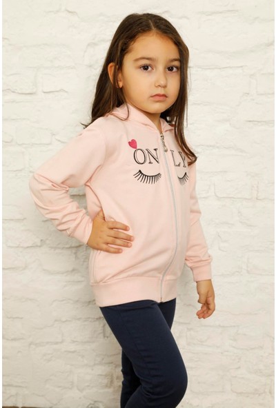 Jomoti Fermuarlı Baskılı Sweat