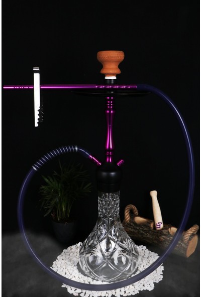 Nova Yt Mor Orta Kilitli Konya Nargile Takımı
