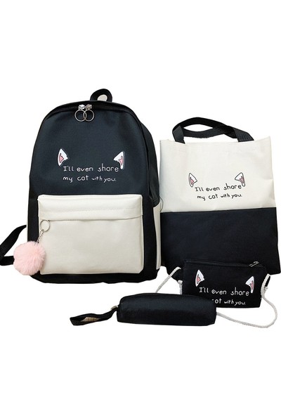 Xhome Siyah 4'lü Çanta (Yurt Dışından)