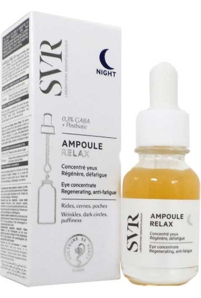 SVR Night Ampoule Relax Eye Concetrate 15 ml