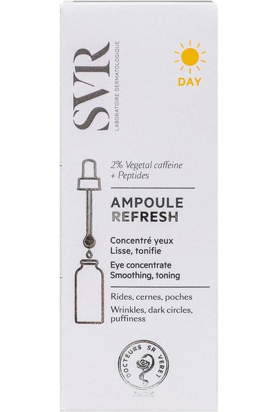 SVR Day Ampoule Refresh Smoothing Toning Eye Concentrate 15 ml SVR Day Ampoule Refresh Smoothing Toning Eye Concentrate 15 ml