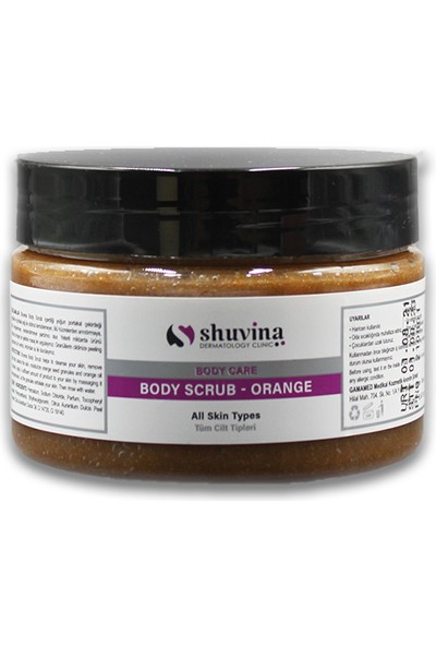 Shuvina Portakal Özlü Vücut Peelingi