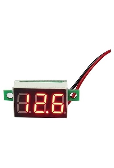 Feriot Dijital Mini Voltmetre Dc 0V 100V Gerilim Voltaj Ölçer Feriot Dijital Mini Voltmetre Dc 0V 100V Gerilim Voltaj Ölçer