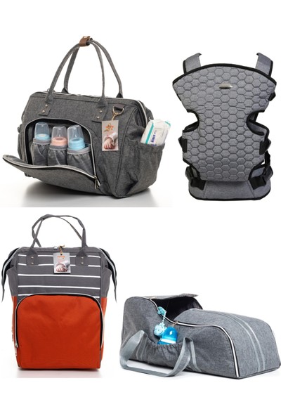 Sahra Bebek Elegance 4'lü Büyük Taşıma Seti-Portbebe, Kanguru, Bebek Bakım Sırt ve Omuz Çantası Sahra Bebek Elegance 4'lü Büyük Taşıma Seti-Portbebe, Kanguru, Bebek Bakım Sırt ve Omuz Çantası