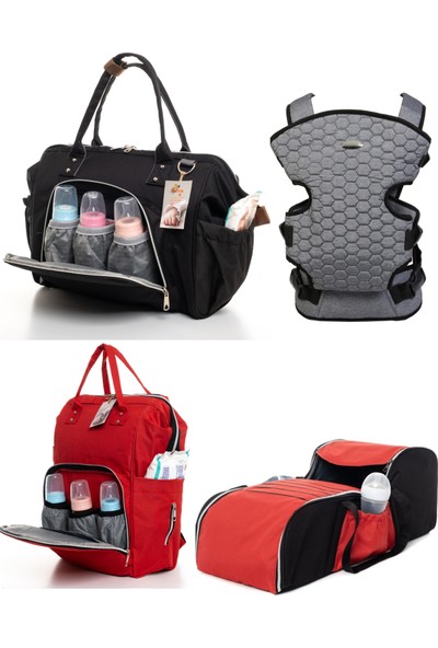 Sahra Bebek Elegance 4'lü Büyük Taşıma Seti-Portbebe, Kanguru, Bebek Bakım Sırt ve Omuz Çantası Sahra Bebek Elegance 4'lü Büyük Taşıma Seti-Portbebe, Kanguru, Bebek Bakım Sırt ve Omuz Çantası