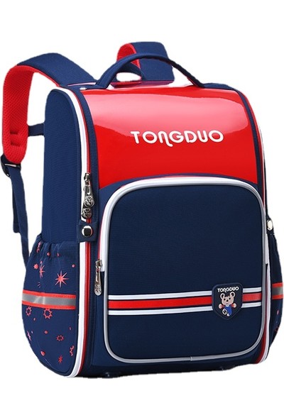 Tongduo Ilkokul Okul Çantaları Erkek ve Kız Anaokulu Sırt Çantaları Aşınmaya Dayanıklı ve Yükü Azaltan Sınıflar 1-6