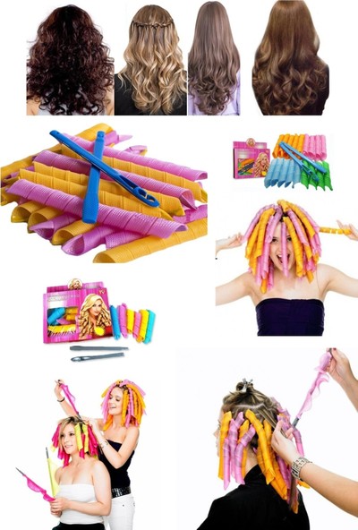 Turkish A2Z 18 Parça - Saç Şekillendirici Saç Bigudisi Turkish A2Z 18 Parça - Saç Şekillendirici Saç Bigudisi