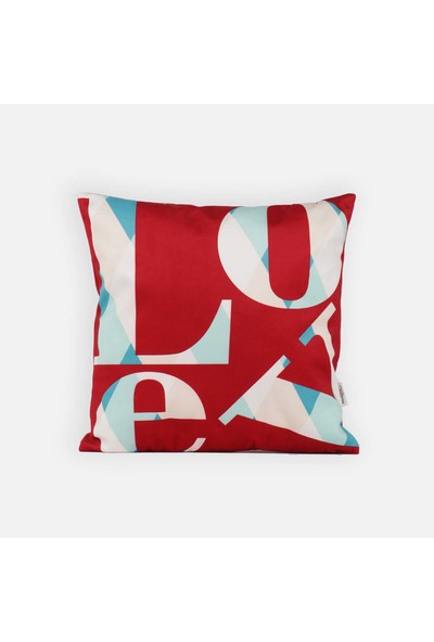 Sertex Home Kırmızı Love Kırlent Sertex Home Kırmızı Love Kırlent