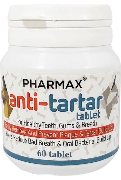Pharmax Anti-Tartar Kedi Köpek Tablet 60 Tablet