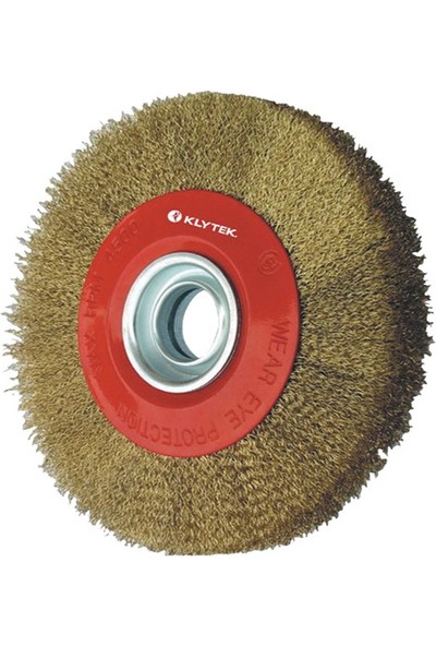 Yelbey Kly-Tek Saçaklı Daire Tel Fırça ( Taş Motorlrına Uyumlu)