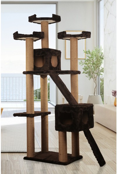Miss Tuna Tırmalama Ve Oyun Standı Kahverengi 200 cm