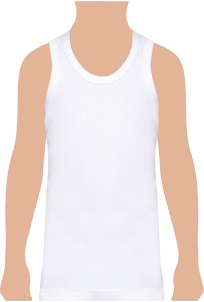 Tutku %100 Pamuk Erkek Çocuk Beyaz Askılı Penye Düz Atlet 6'lı Tutku %100 Pamuk Erkek Çocuk Beyaz Askılı Penye Düz Atlet 6'lı