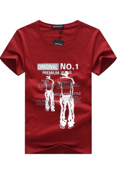 Kısa Kollu Erkek Tişört (Yurt Dışından)