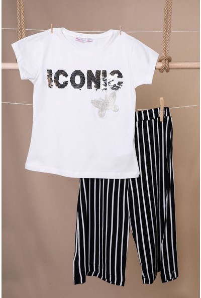 Jomoti Iconic Payetli Pantolonlu Takım