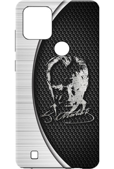 Ceppare Realme C21Y Kılıf Desen Baskılı Silikon Kapak Atatürk Tasarım STK:398 Ceppare Realme C21Y Kılıf Desen Baskılı Silikon Kapak Atatürk Tasarım STK:398