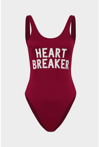 Heart Breaker Sloganlı Push Up Mayo Heart Breaker Sloganlı Push Up Mayo