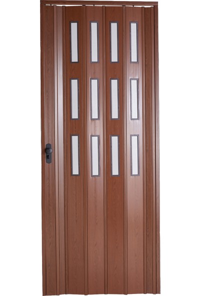 Sarpaş Katlanır Akordiyon Pvc Tek Kapı Camlı 72 x 229 cm Ceviz Sarpaş Katlanır Akordiyon Pvc Tek Kapı Camlı 72 x 229 cm Ceviz