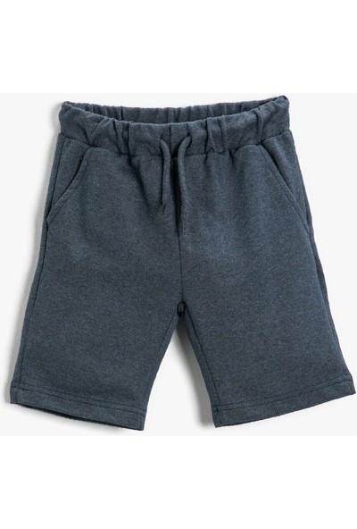 Koton Normal Bel Açık İndigo Erkek Çocuk Şort - 2SKB40024TK