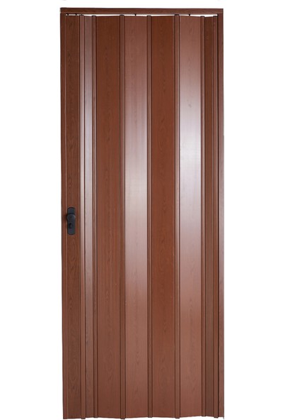 Sarpaş Katlanır Akordiyon Pvc Tek Kapı Camsız 117 x 225 cm Ceviz