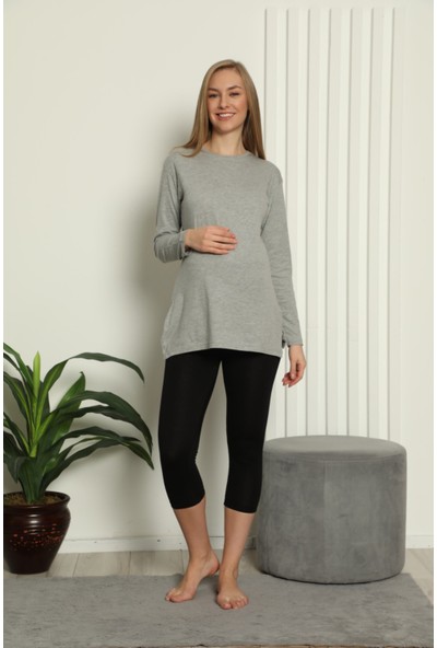 Baby Mom Babymom Beli Lastikli Yüksek Bel Hamile Taytı